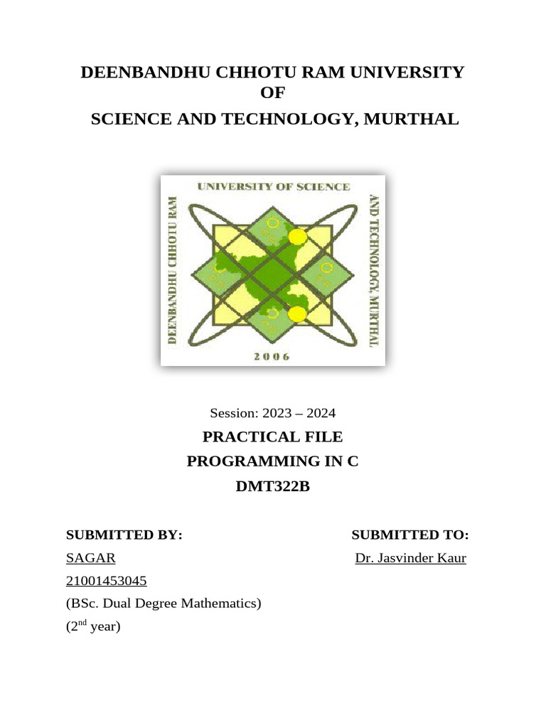 Dsuc - Practical File (Prog in C) | PDF | Queue (Abstract Data Type) | Pointer (Computer ...
