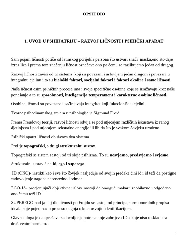 Psihijatrija-2-1 | PDF