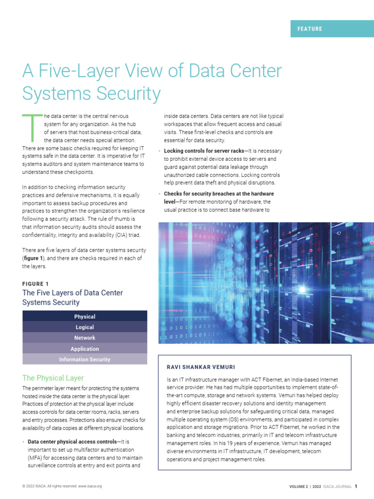 A Five Layer View of Data Center Systems Security Joa Eng 0322 | PDF | Computer Network ...