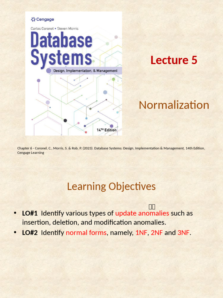 Lec5_240225 | PDF | Relational Database | Data Model