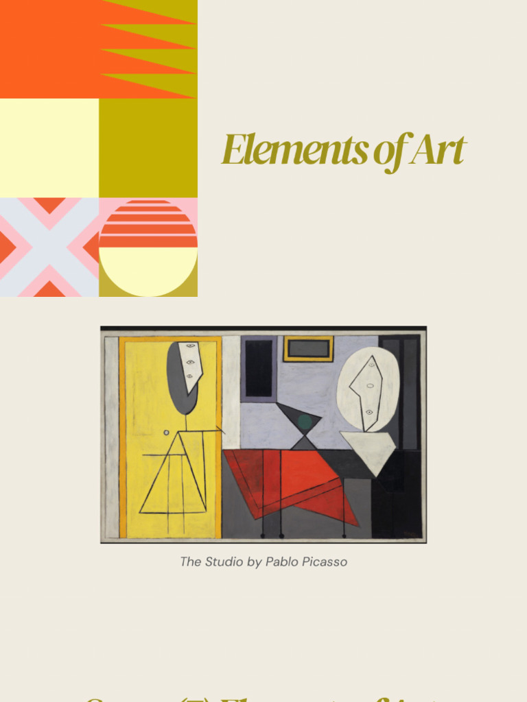 Artapp Lesson 4 - Elements of Art | PDF