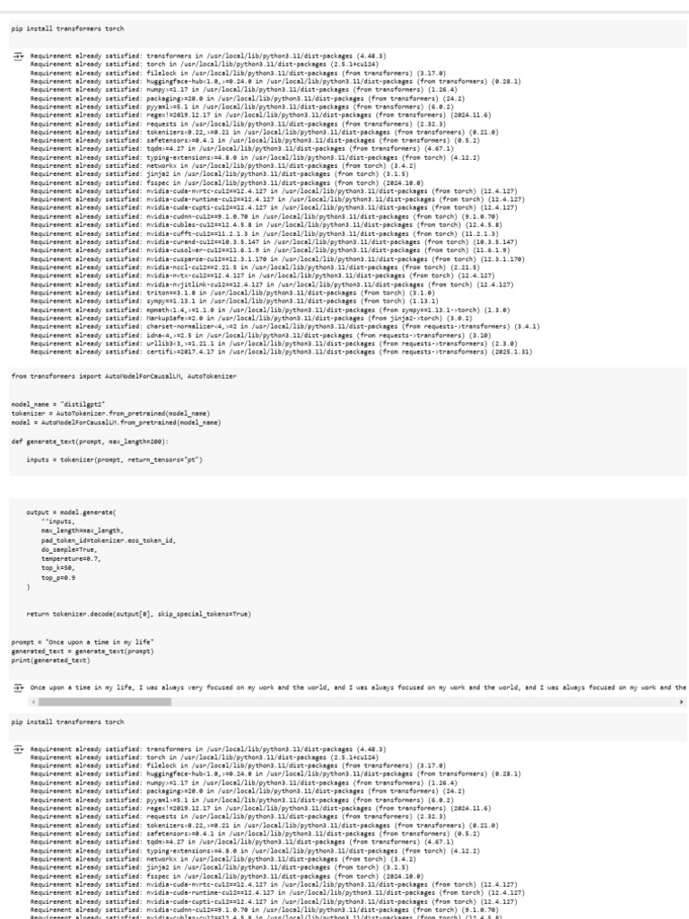 AI Text Generation Setup | PDF | Input/Output | Computer Engineering