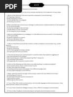 Communicative Styles Quiz | PDF | Conversation | Communication