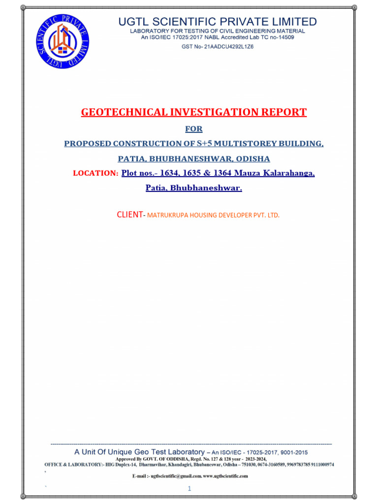 S + 5 Multi Story Building 2102 | PDF | Soil | Applied And ...