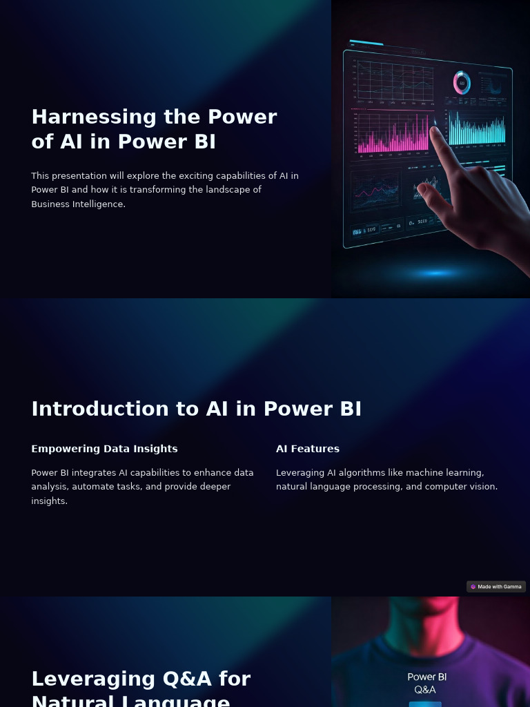 Harnessing The Power of AI in Power BI | PDF | Artificial Intelligence | Intelligence (AI ...