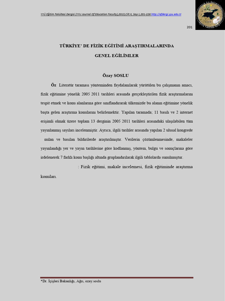 T__rkiye___ de Fizik E__itimi Ara__t__rmalar__nda Genel E__ilimler[#165937]-146238 | PDF
