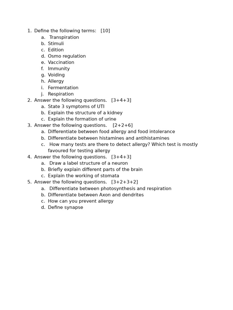 Biology Concepts for 7th Grade | PDF