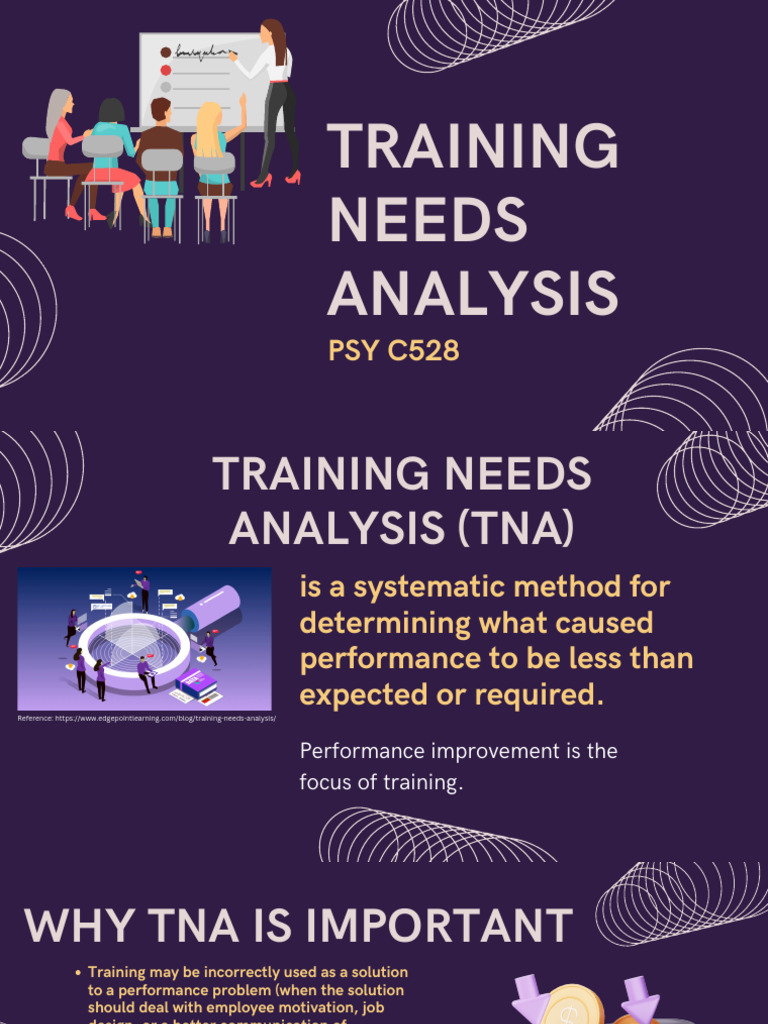 Training Needs Analysis | PDF | Learning | Cognition