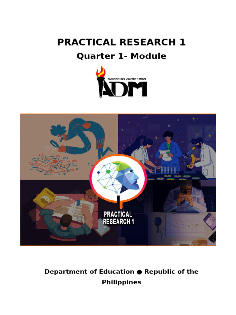PR1-Q1-MODULE-1.docx | PDF | Methodology | Qualitative Research
