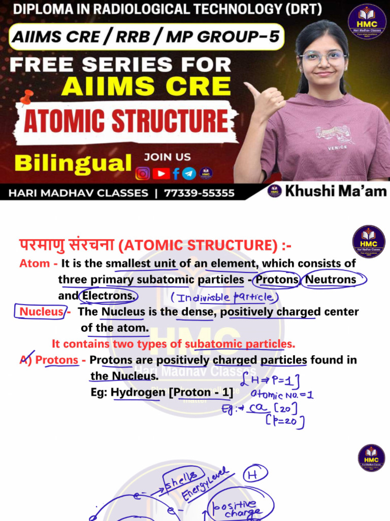 Atomic Structure Ii Radiation Physics Ii Aiims Cre #2 Ii Aiims Cre | PDF