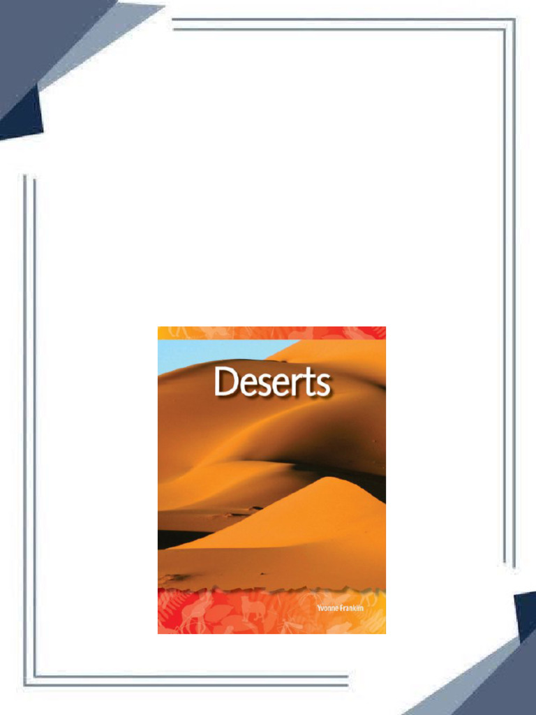 Download full (Ebook) Deserts (Science Readers: Biomes and Ecosystems ...