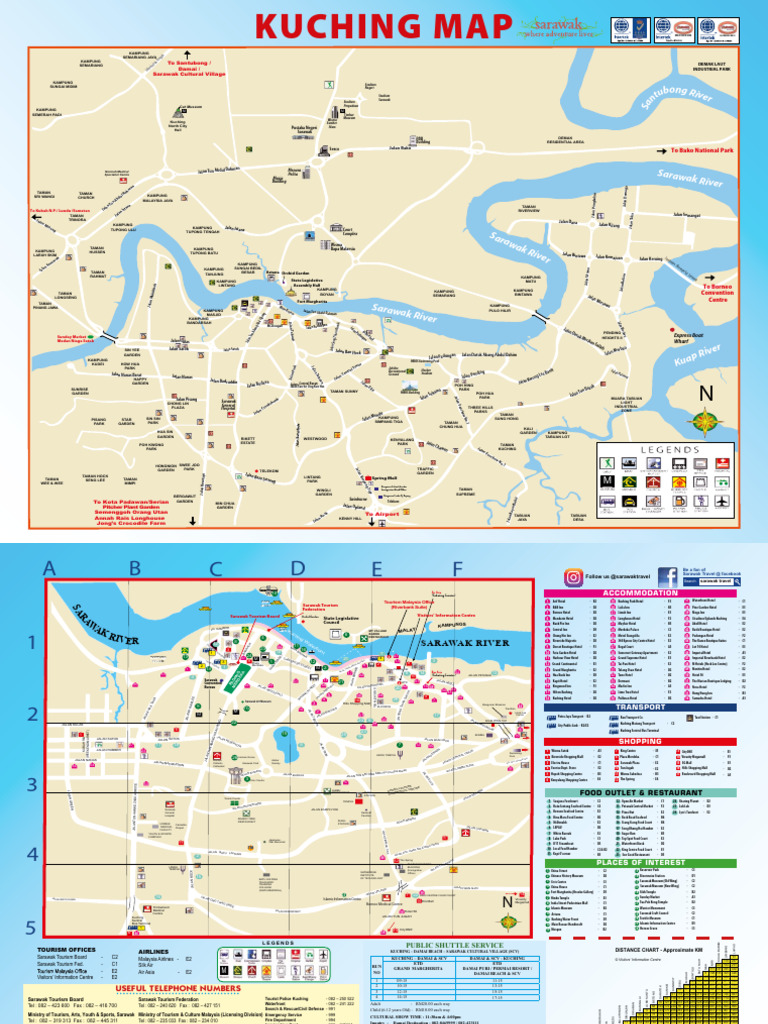 Kuching Map | PDF