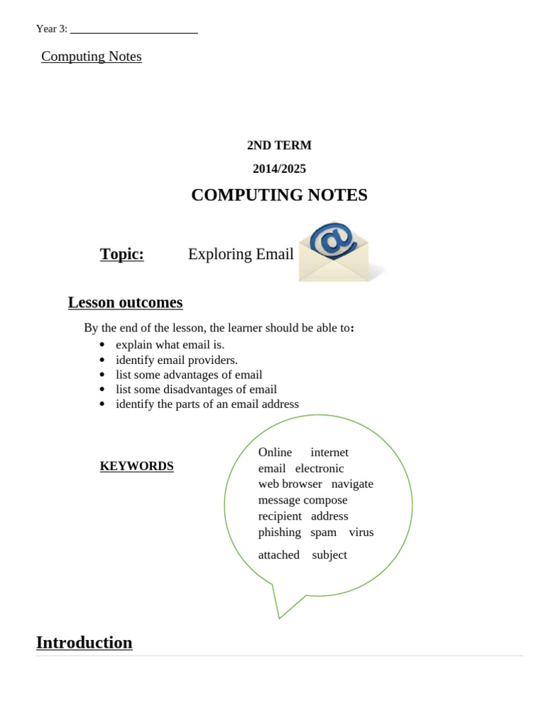 Year 3 Email Overview and Analysis | PDF | Email Address | Computer Virus