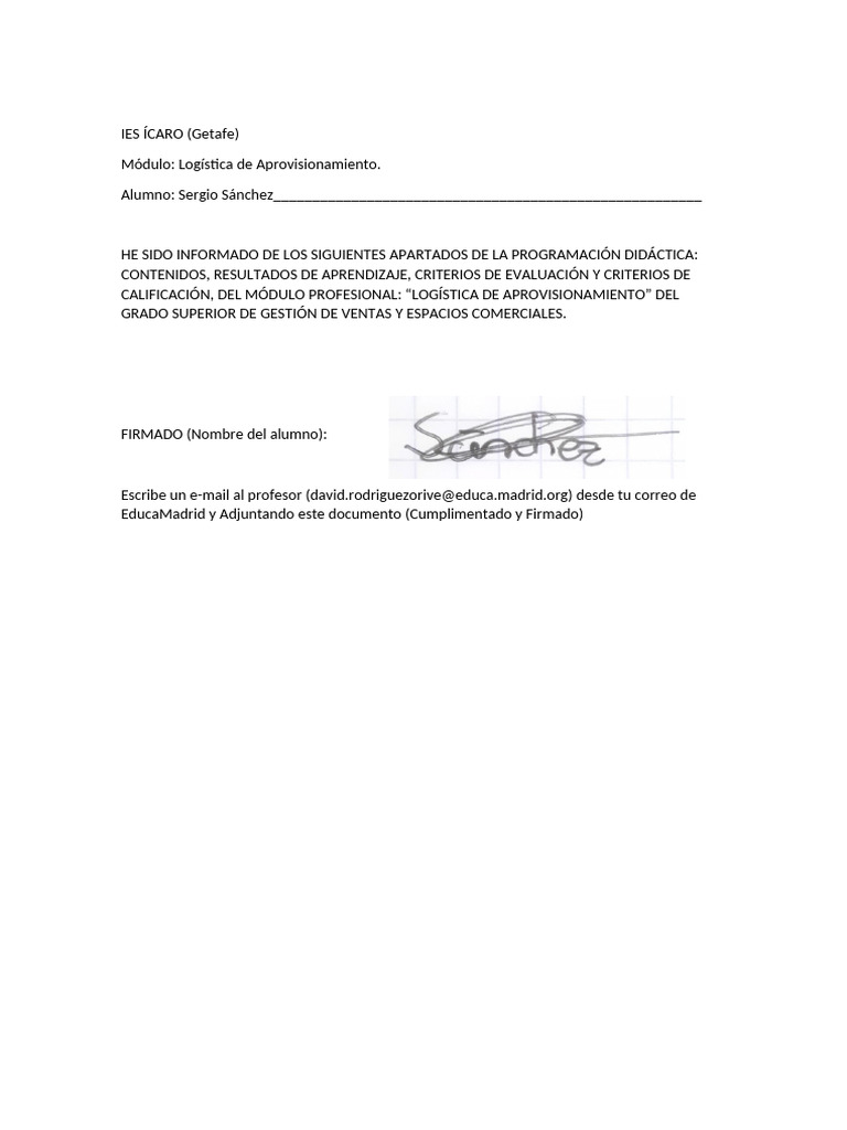 Firma Sergio | PDF