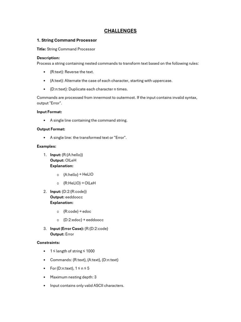 HackAPTS - Challenges | PDF | String (Computer Science) | Object Oriented Programming