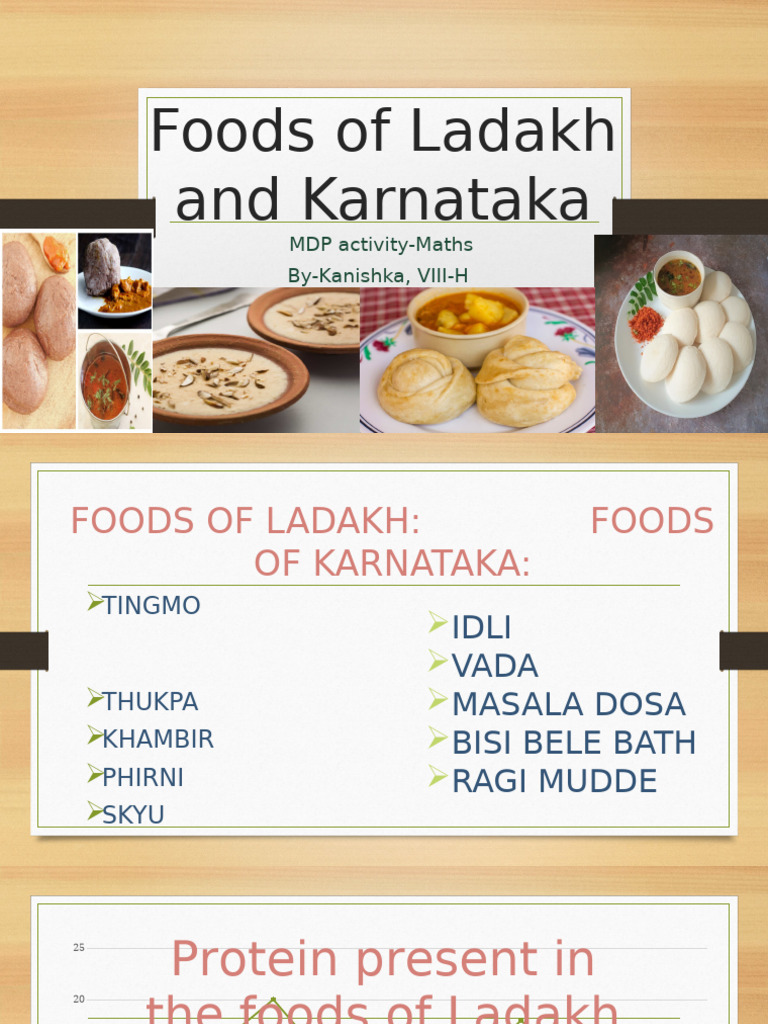 Foods of Ladakh and Karnataka | PDF