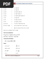 Maths Formulas For Class 11 - All Important 11th Class Math Formulae ...