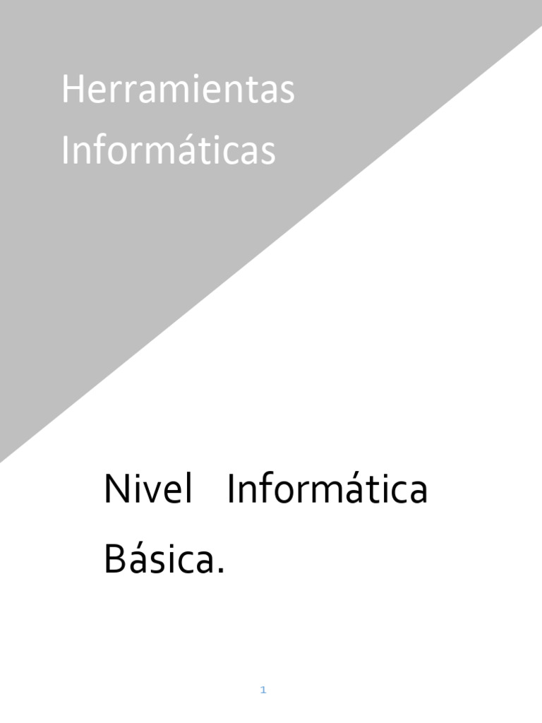 Introducción a la Informática Básica | PDF | Microprocesador ...