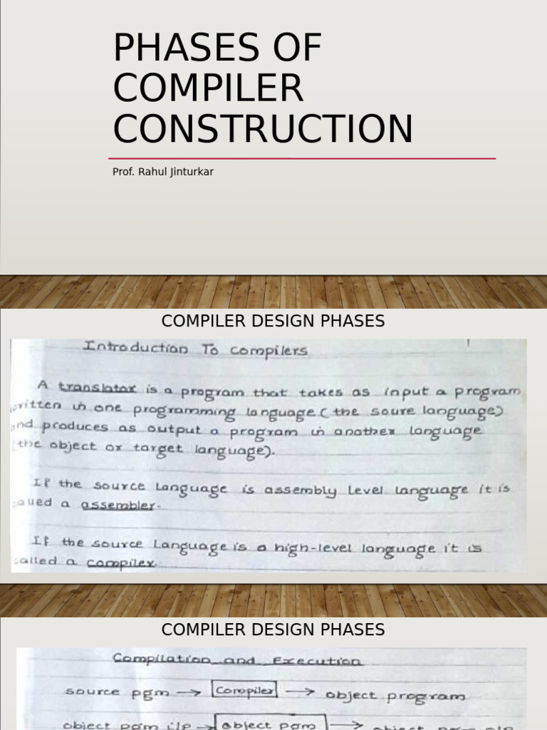 Phases of Compiler Construction (1) | PDF | Parsing | Compiler