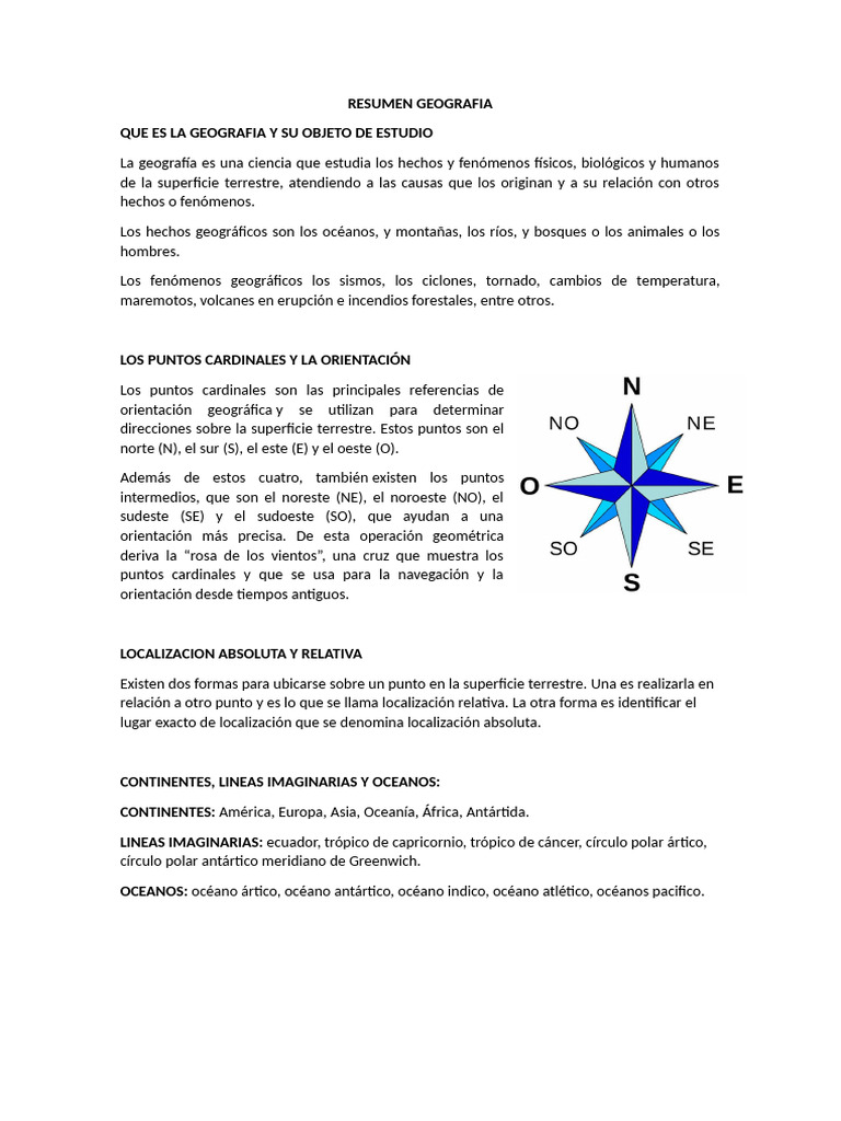 RESUMEN GEOGRAFIA 2do | PDF | Clima templado | Agua