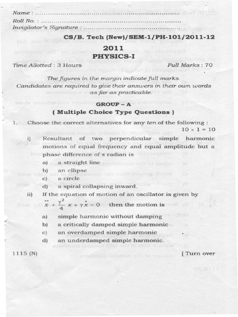 PH-101, 2011-12 | PDF