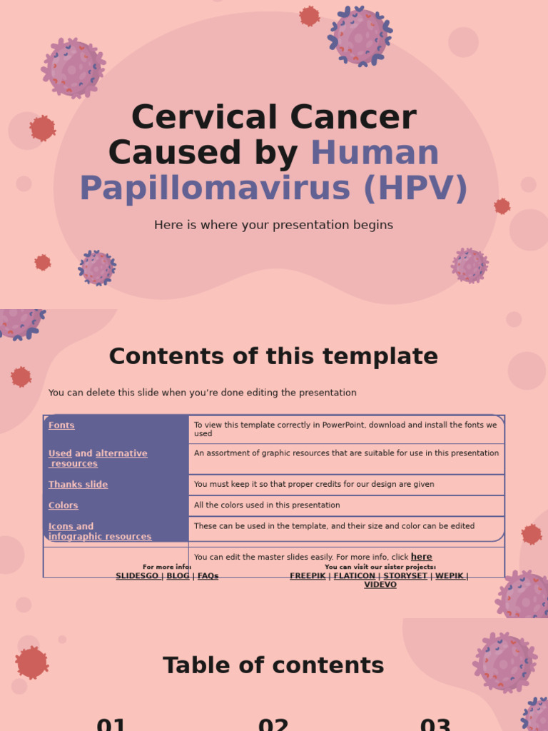 HPV and Cervical Cancer Overview | PDF | Planets | Saturn
