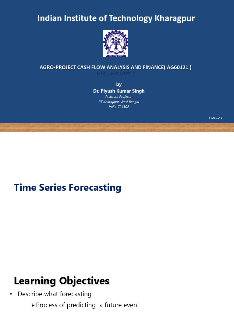 PPT_Basics_Time Series | PDF | Forecasting | Time Series