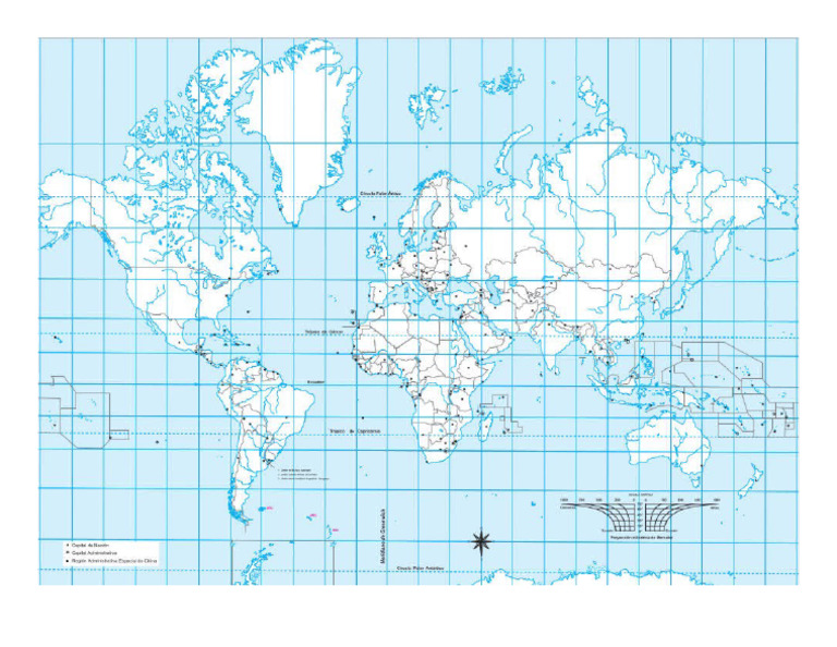 Mapa Planisferio 2 | PDF