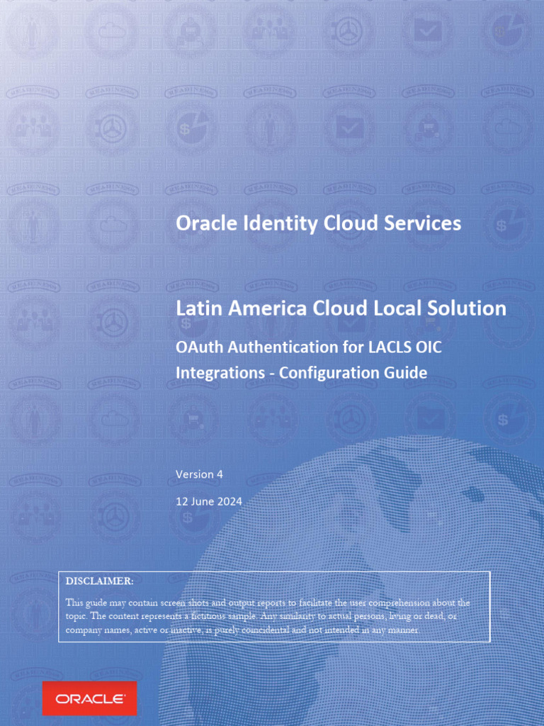 Lacls Oauth Configuration Guide For Oic | PDF | Cloud Computing | Computing