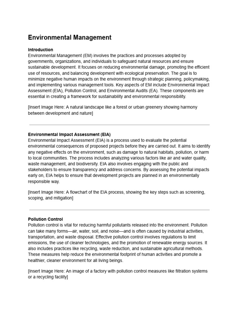 Environmental Management Guide | PDF | Sustainability | Environmental ...
