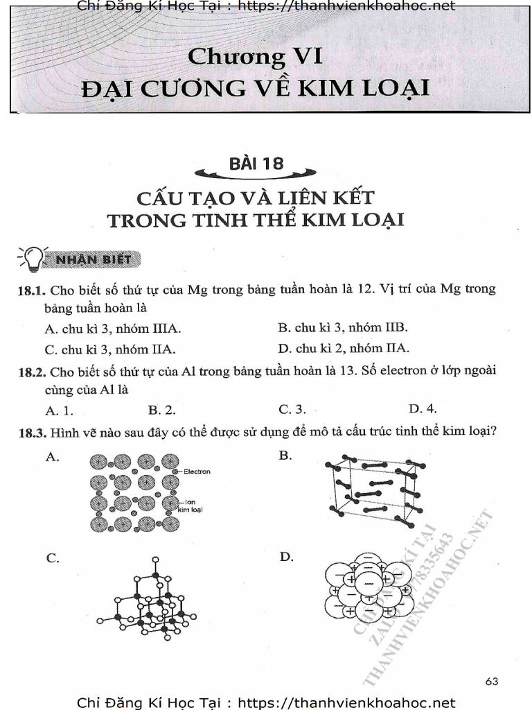 (TỜ SÁCH BÀI TẬP-KNTT) Chương VI - BT Hoá 12 - KNTT | PDF