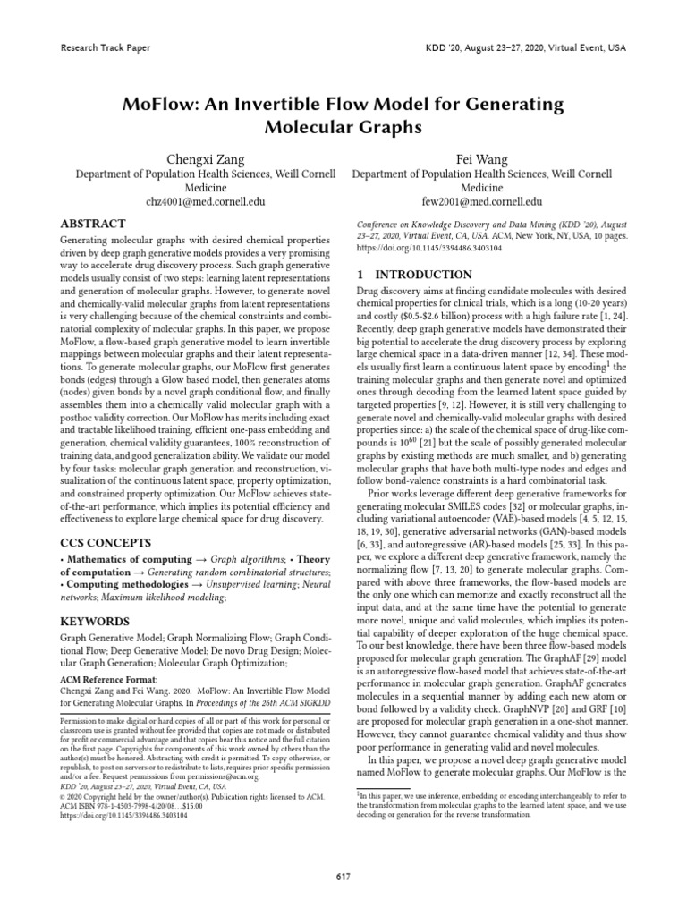 Moflow | PDF | Matrix (Mathematics) | Chemical Bond