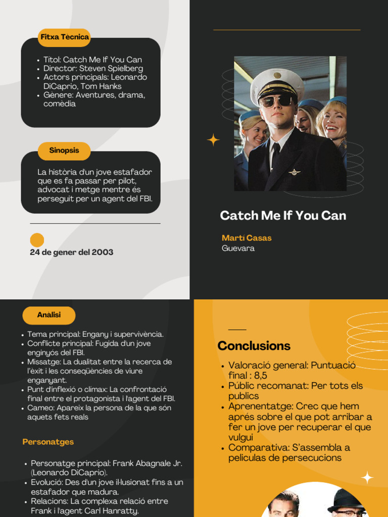 Catch Me If You Can | PDF
