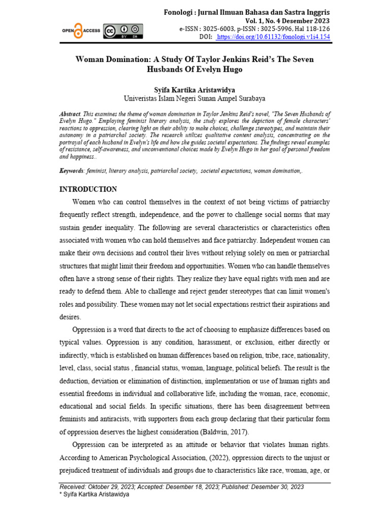 Vol 1 No 4 Des 2023 Hal 118-126 | PDF | Prejudices | Feminism