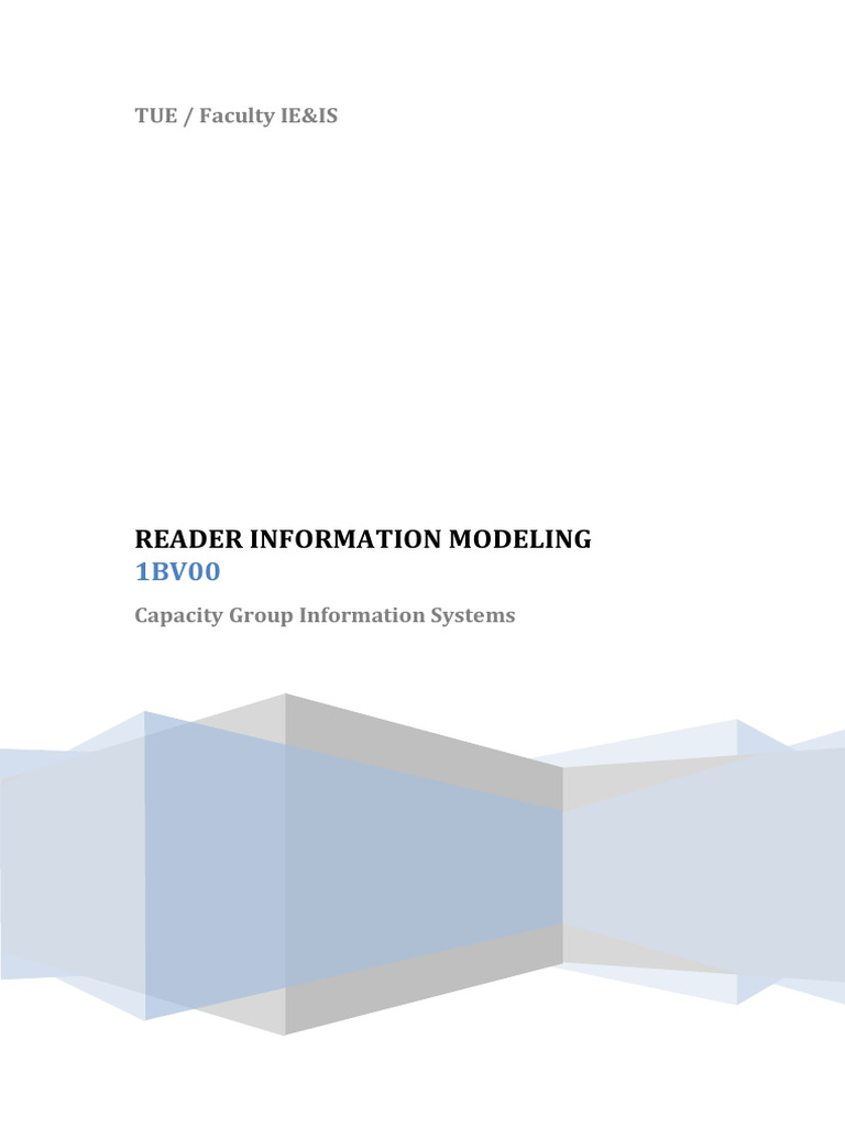 Reader Information Modelling 2021 | PDF | Unified Modeling Language ...