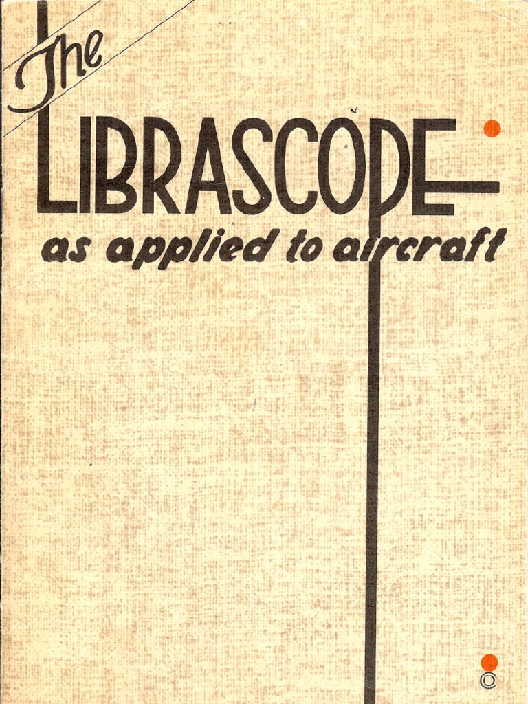 1938 Librascope Manual | PDF | Weight | Weighing Scale