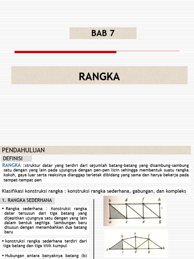 Bab 8 Rev - Rangka | PDF