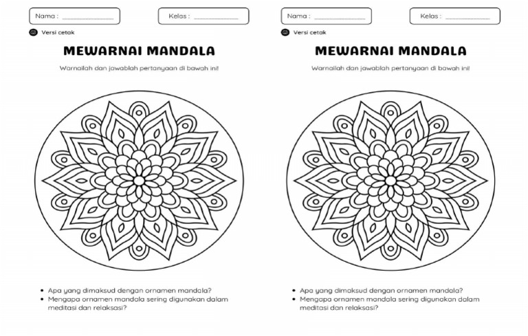 Ornamen Mandala | PDF