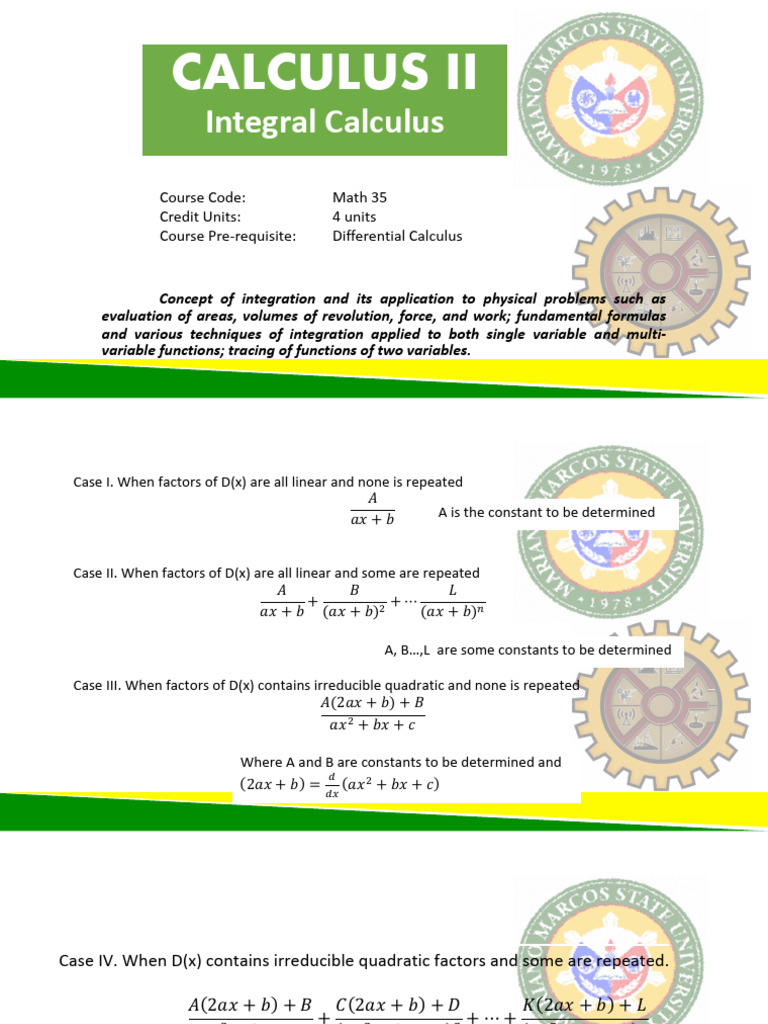 Integration Of Rational Fractions 1 Pdf Integral Calculus