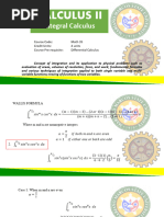 Wallis Formula for Integral Evaluation | PDF | Mathematics ...