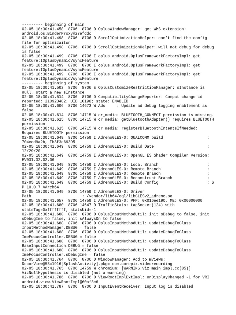 Logcat 1738751441423 | PDF | Computer Architecture | Software Engineering