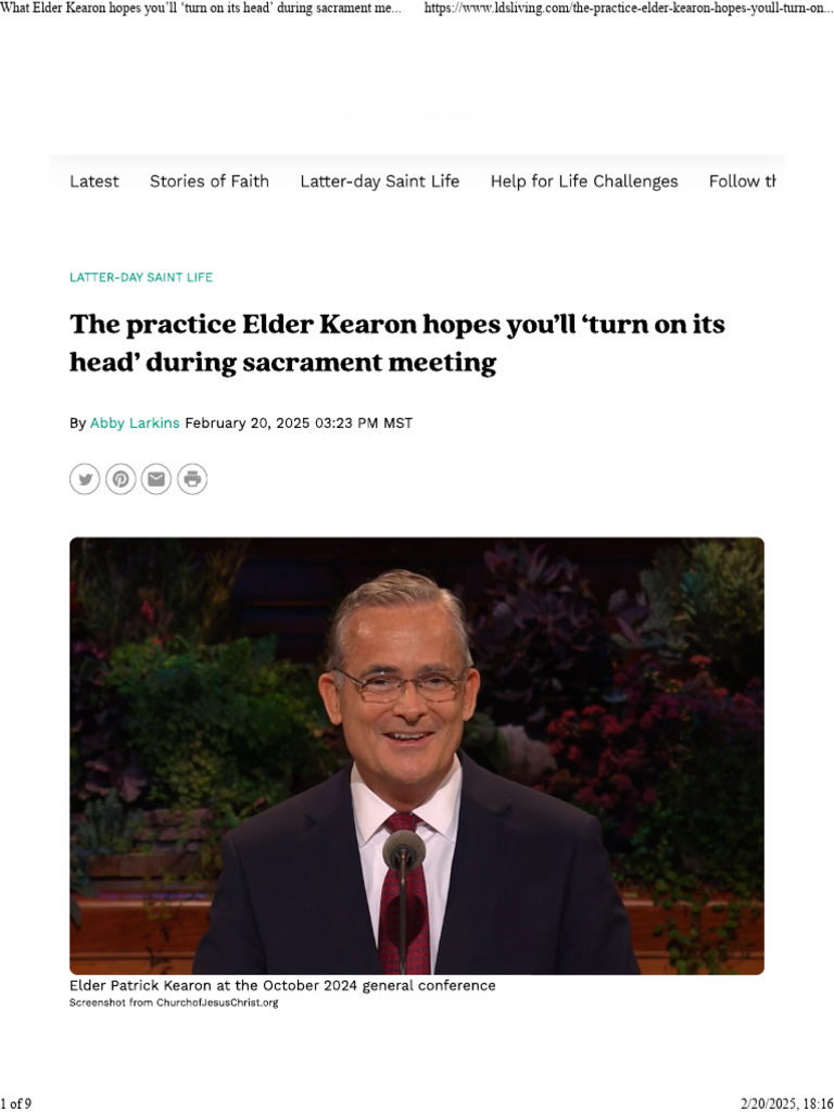 The Practice Elder Kearon Hopes You'll Turn On Its Head' During ...