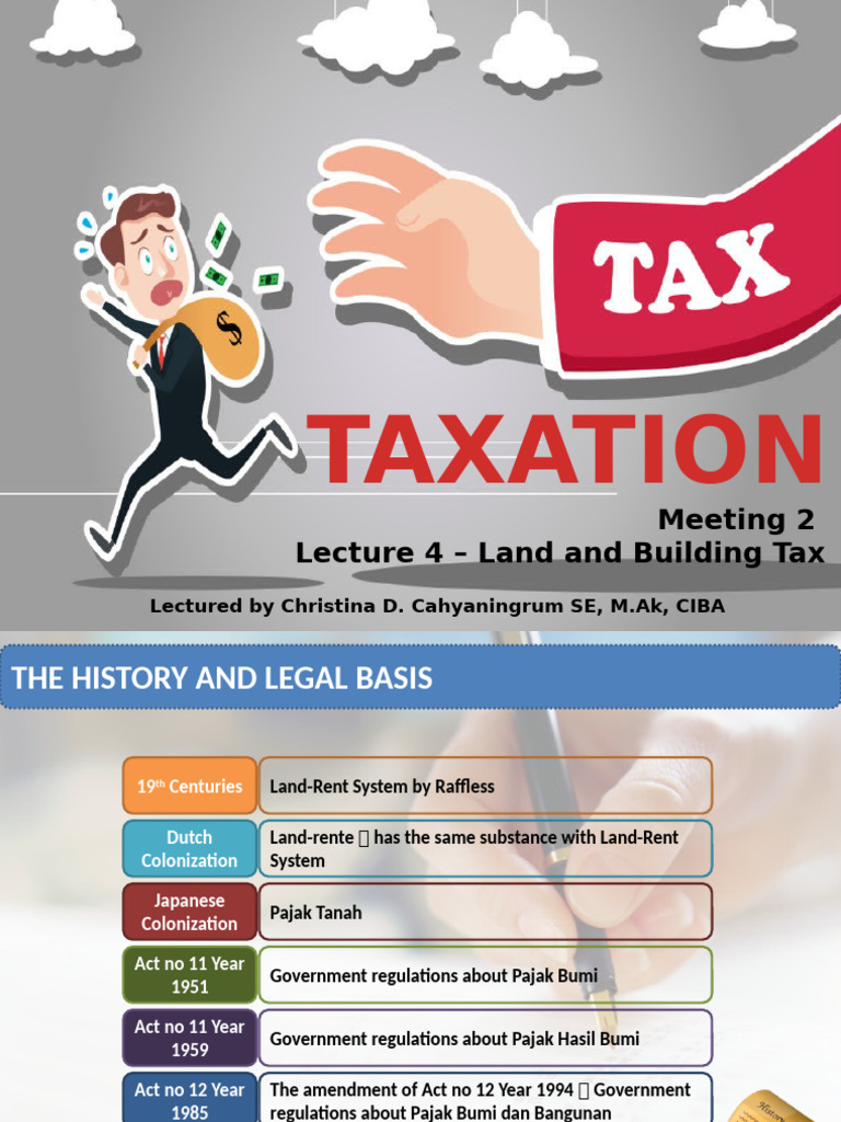 Land and Building Tax Overview | PDF | Taxes | Prices