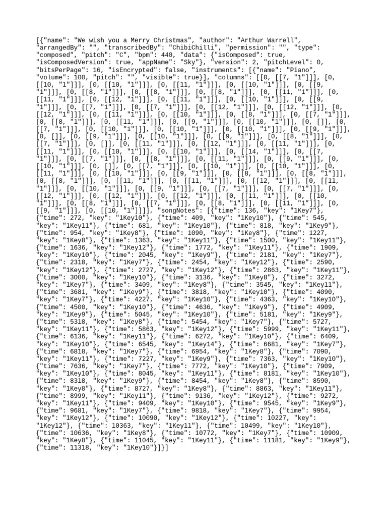 Arthur Warrell We Wish You A Merry Christmas 0.json | PDF