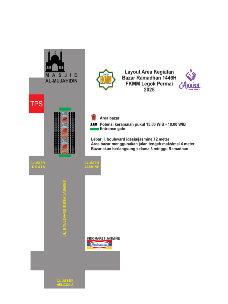 DENAH ACARA BAZAR RAMADHAN 1446H FKMM | PDF