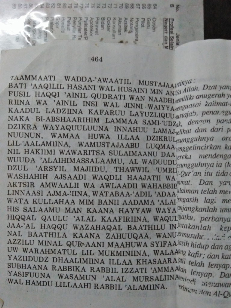 Doa Nur Buah 3 | PDF