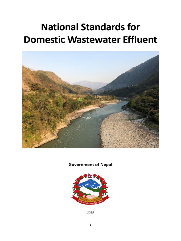 Final Report - Effluent Standard - Nepal | PDF | Sewage | Sewage Treatment