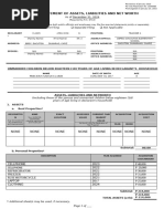 SALN Sample Form for Public Officials | PDF | Net Worth | Money