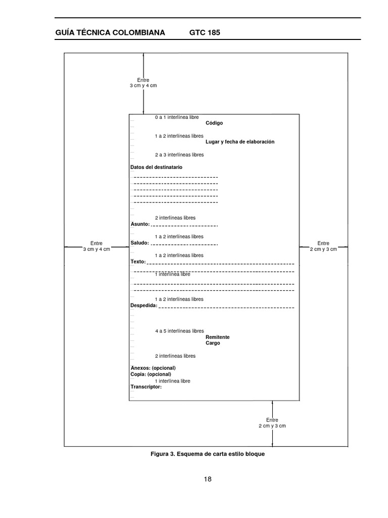 Guía Técnica GTC 185 para Cartas | PDF