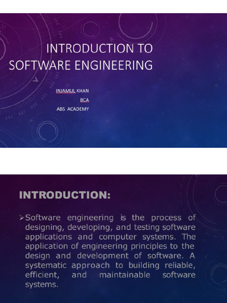 Injamul Khan BCA and 4th Sem (Software Engineering) | PDF
